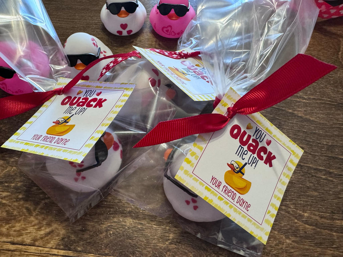Quack Me Up - Duck Valentine Tags - Digital Available – Paisley Pear ...