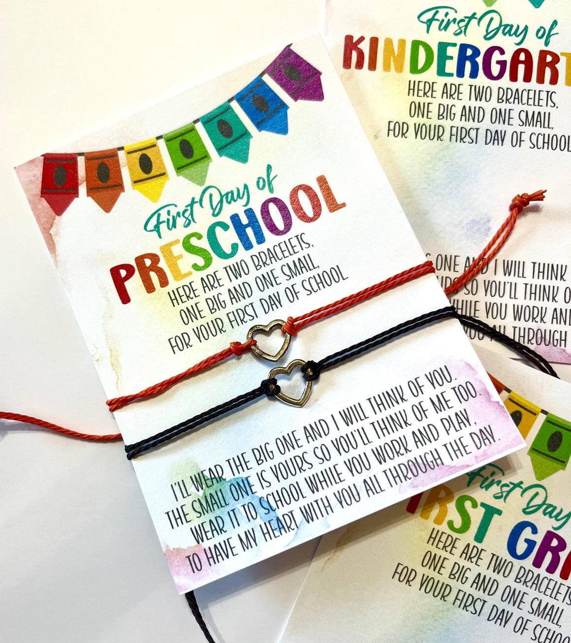 First Day of School Bracelet – Paisley Pear Designs and Invites