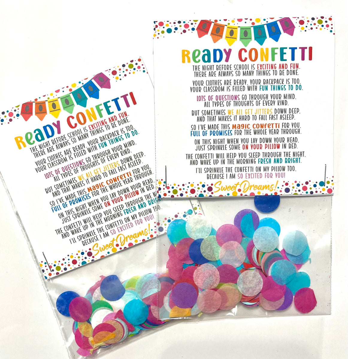 Ready Confetti - Back to School – Paisley Pear Designs and Invites