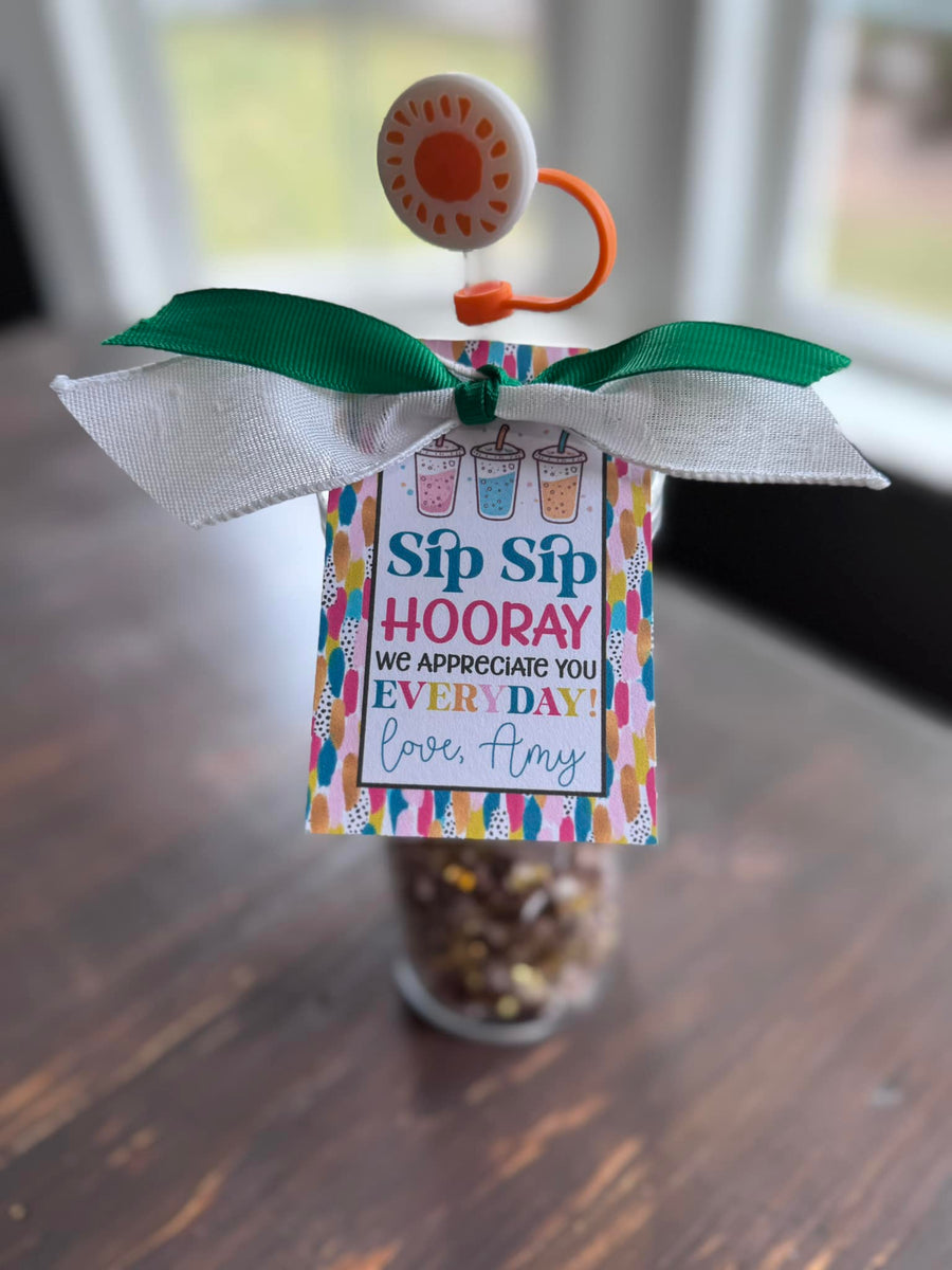 Sip Sip Hooray - Teacher Appreciation Gift - Tumbler Set – Paisley Pear ...